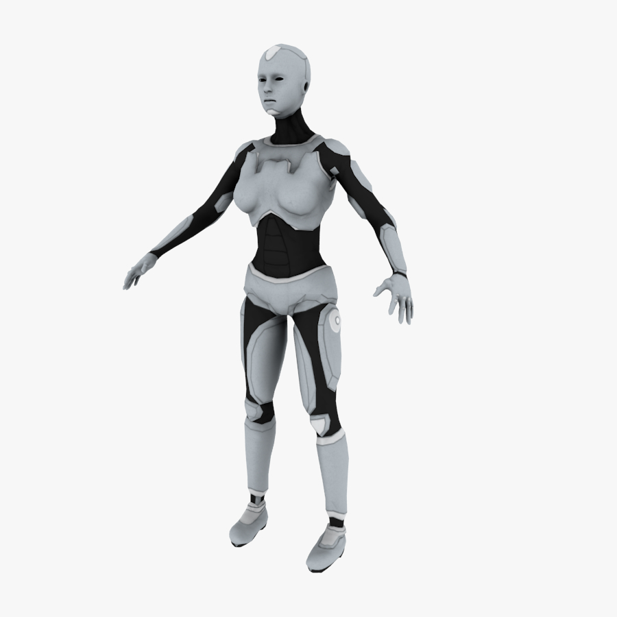 Android female 3D model - TurboSquid 1395010