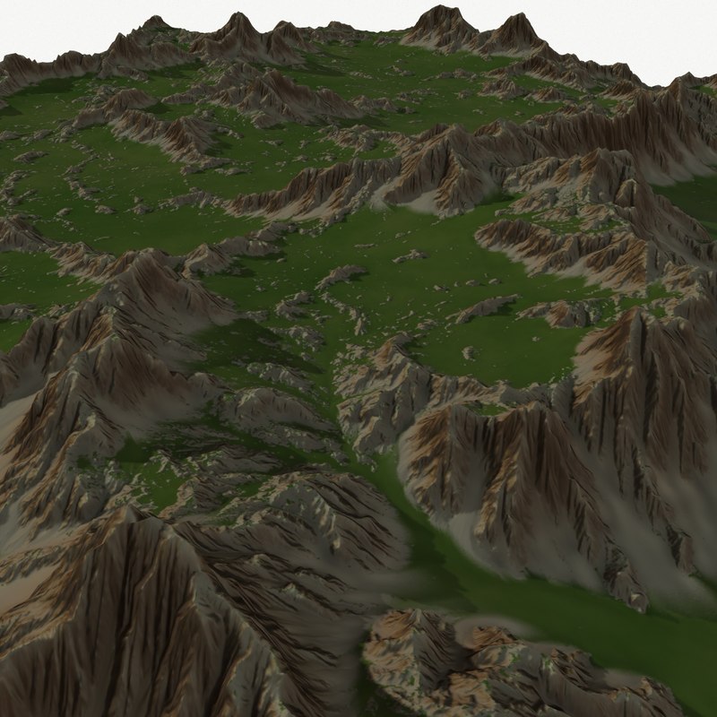 3D land landscape scape - TurboSquid 1395596