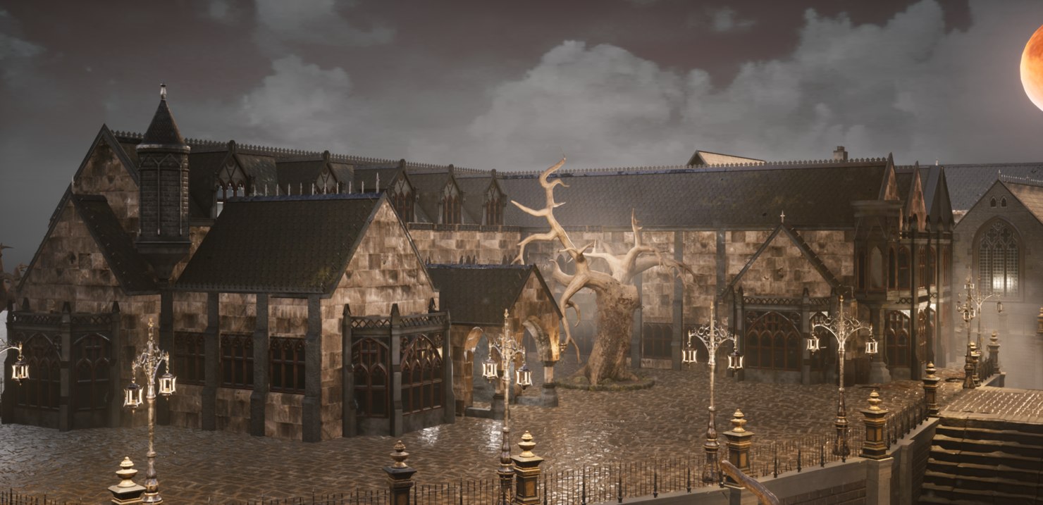 3D bloodborne style victoran building - TurboSquid 1395785