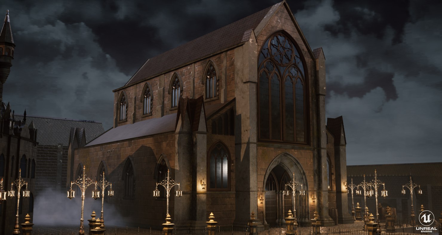 Bloodborne church model - TurboSquid 1395873