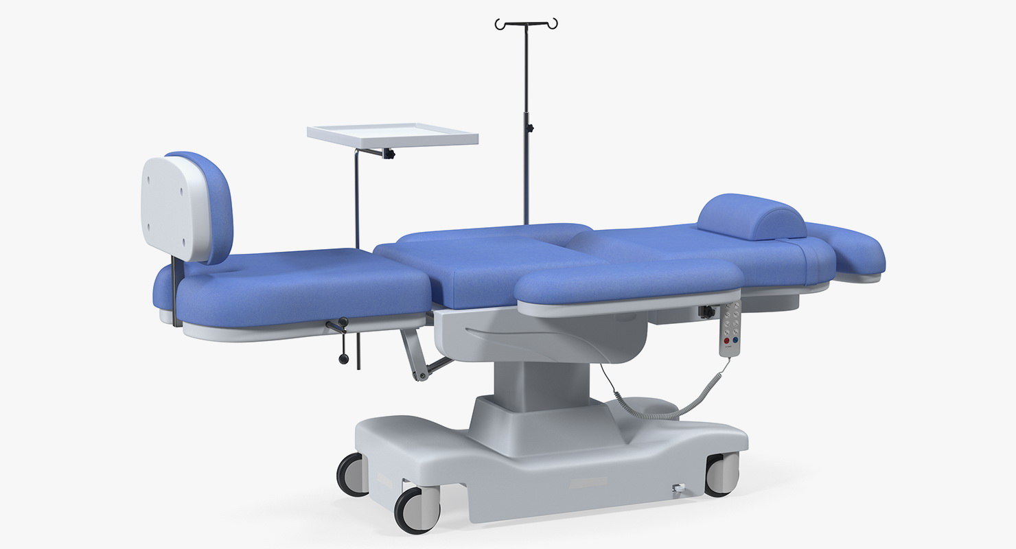 Electronic medical procedure chair 3D model - TurboSquid 1395880