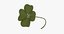 3D clover shamrock flower model - TurboSquid 1395861