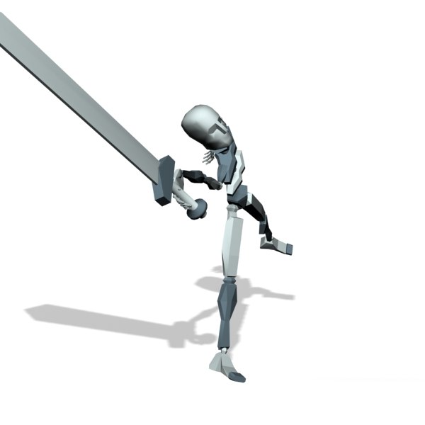 Motion Biovision sword attack capture