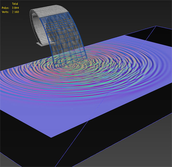 3D water pool waterfall - TurboSquid 1395963