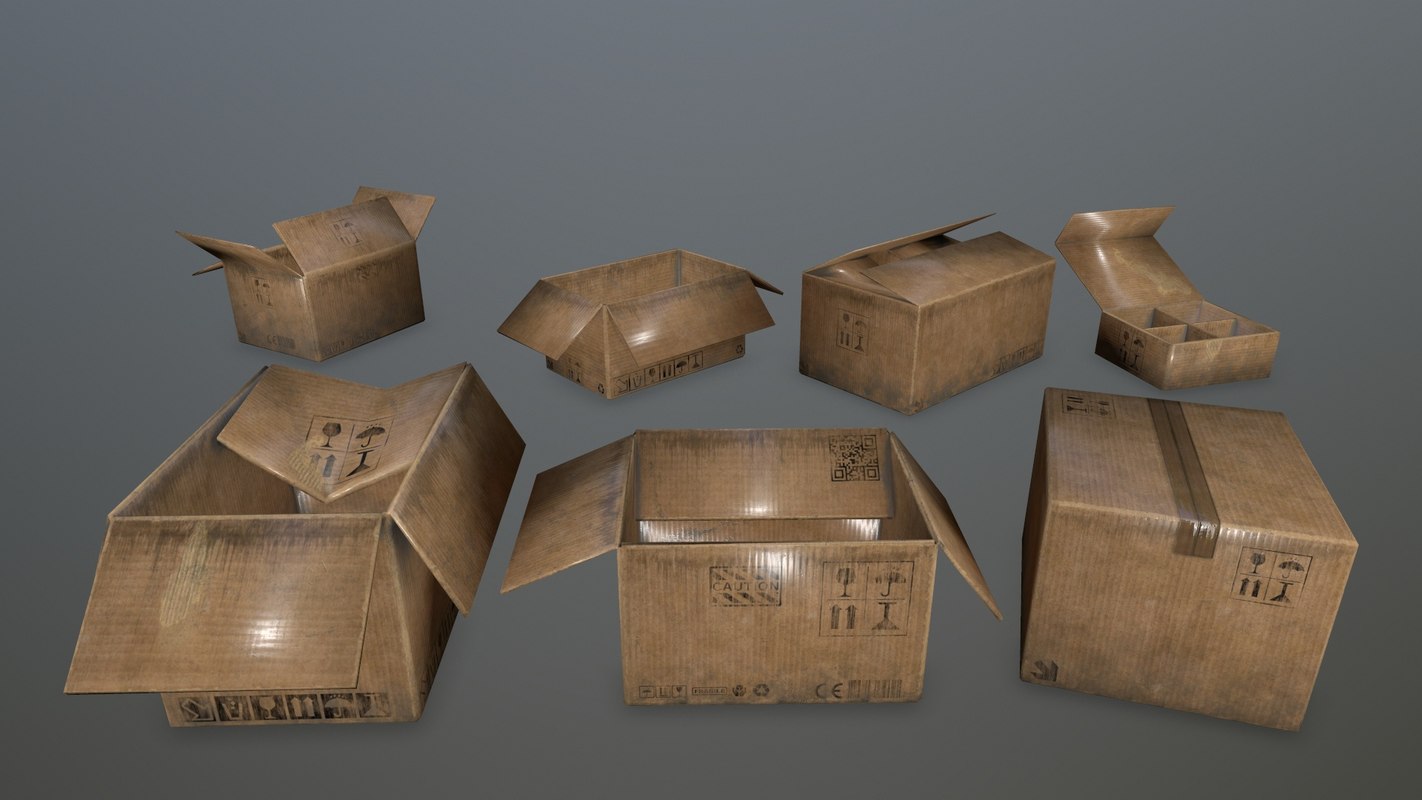 Box 3D model - TurboSquid 1396025