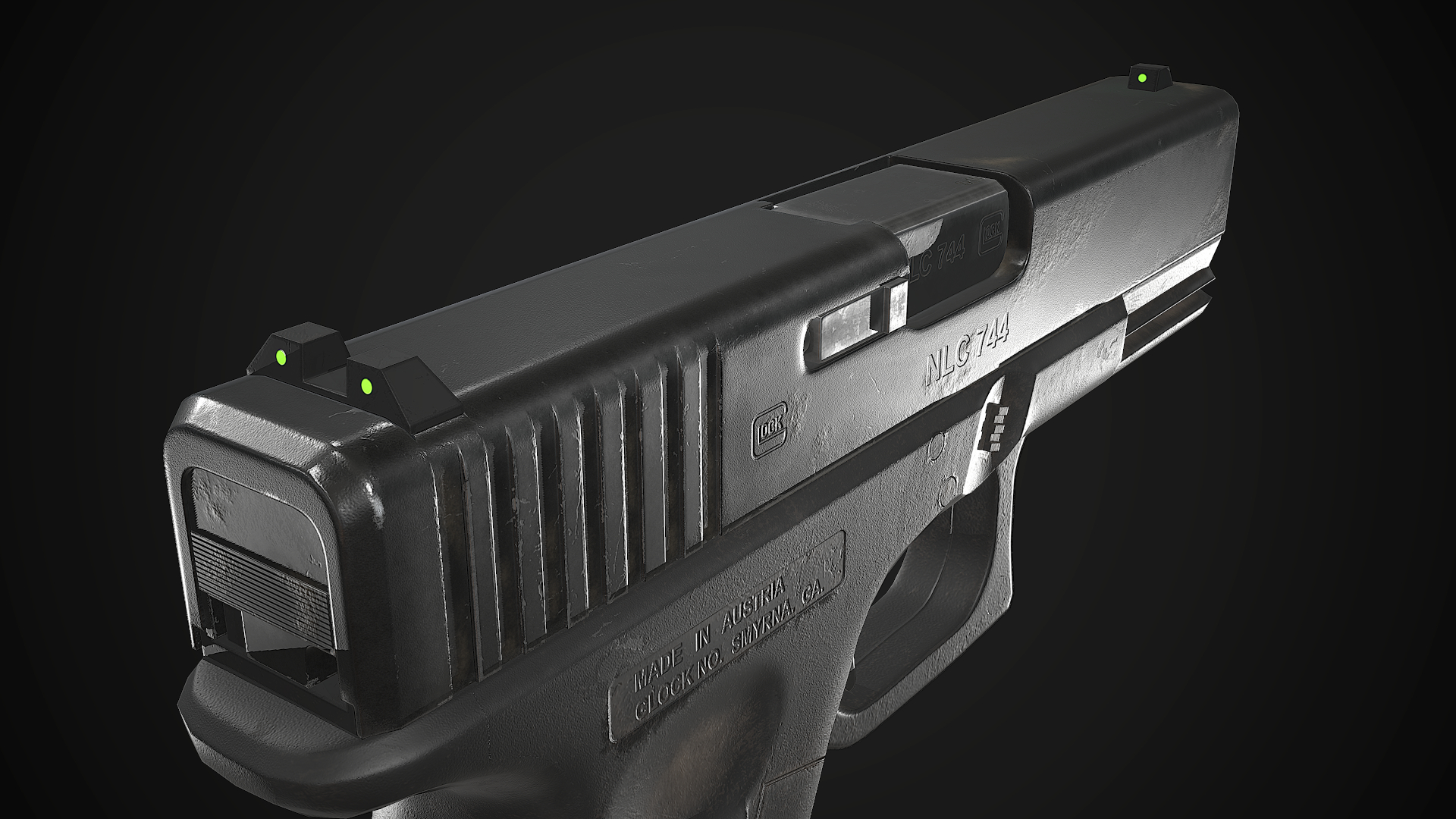 Glock 19 (Triple A) HQ Texturas Modelo 3D - TurboSquid 1395977