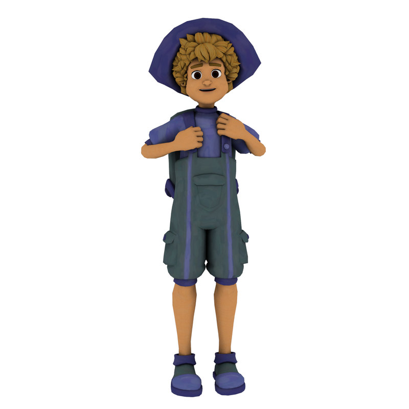 3D cartoon toon character - TurboSquid 1396036