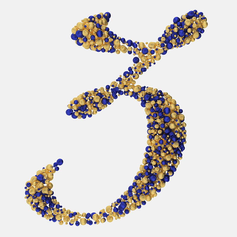 3D model calligraphic digit 3 number - TurboSquid 1396148