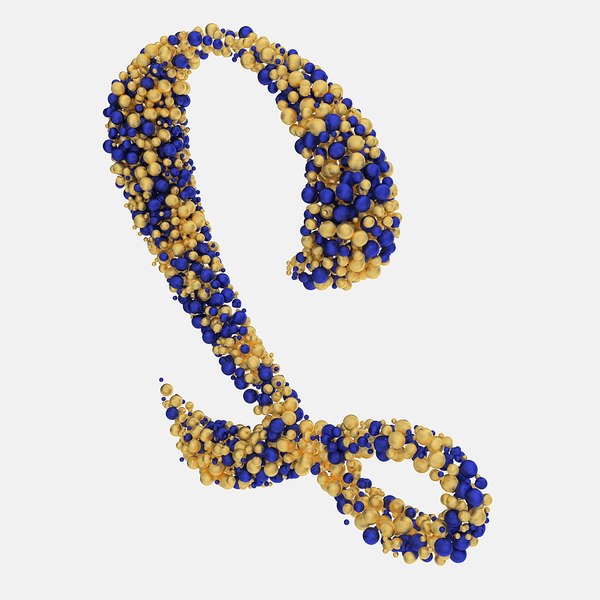 Calligraphic digit 2 number 3D model - TurboSquid 1396143