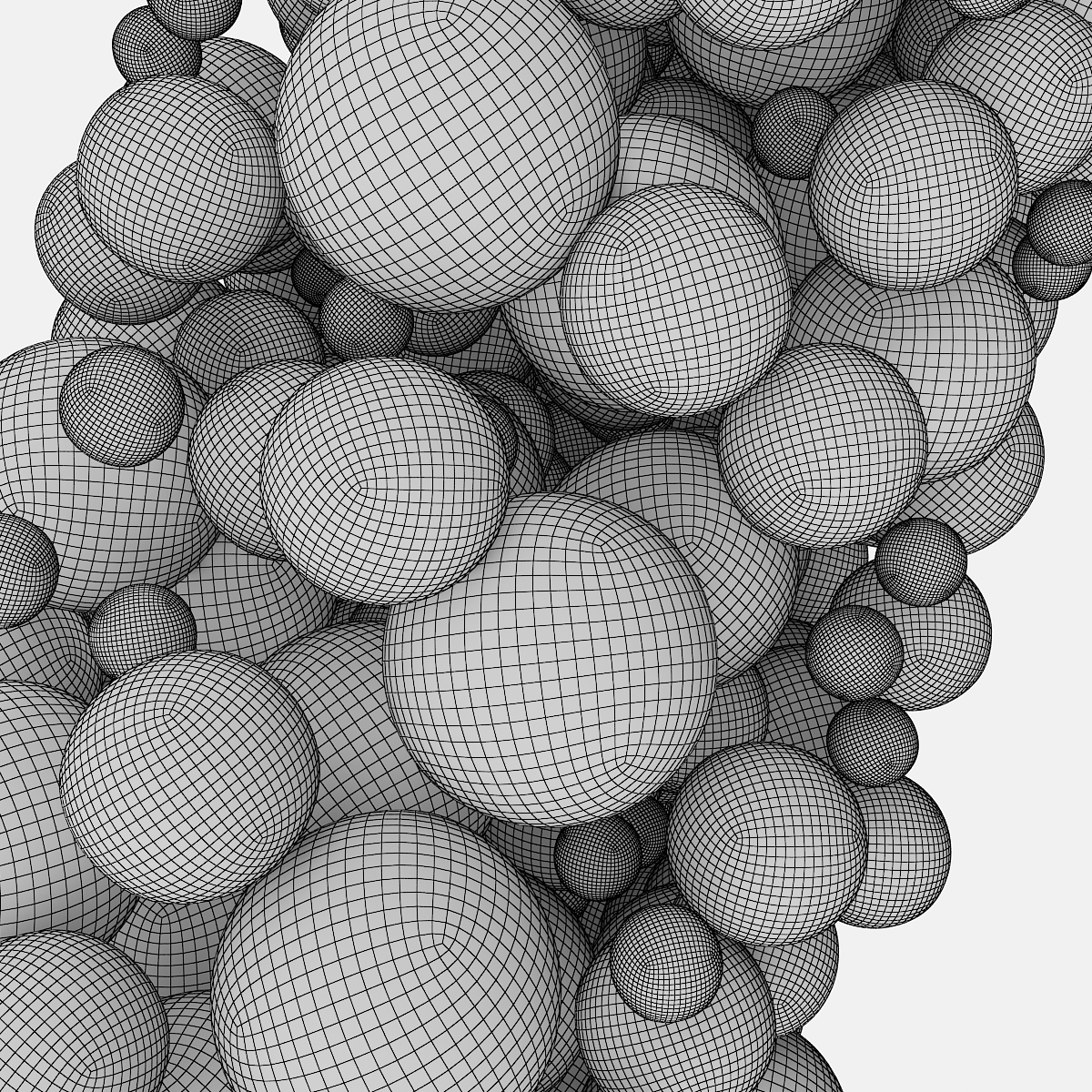 Calligraphic digit 1 number 3D model - TurboSquid 1396139