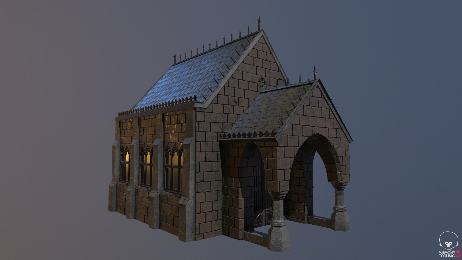 Bloodborne chapel buildings 3D model - TurboSquid 1396206