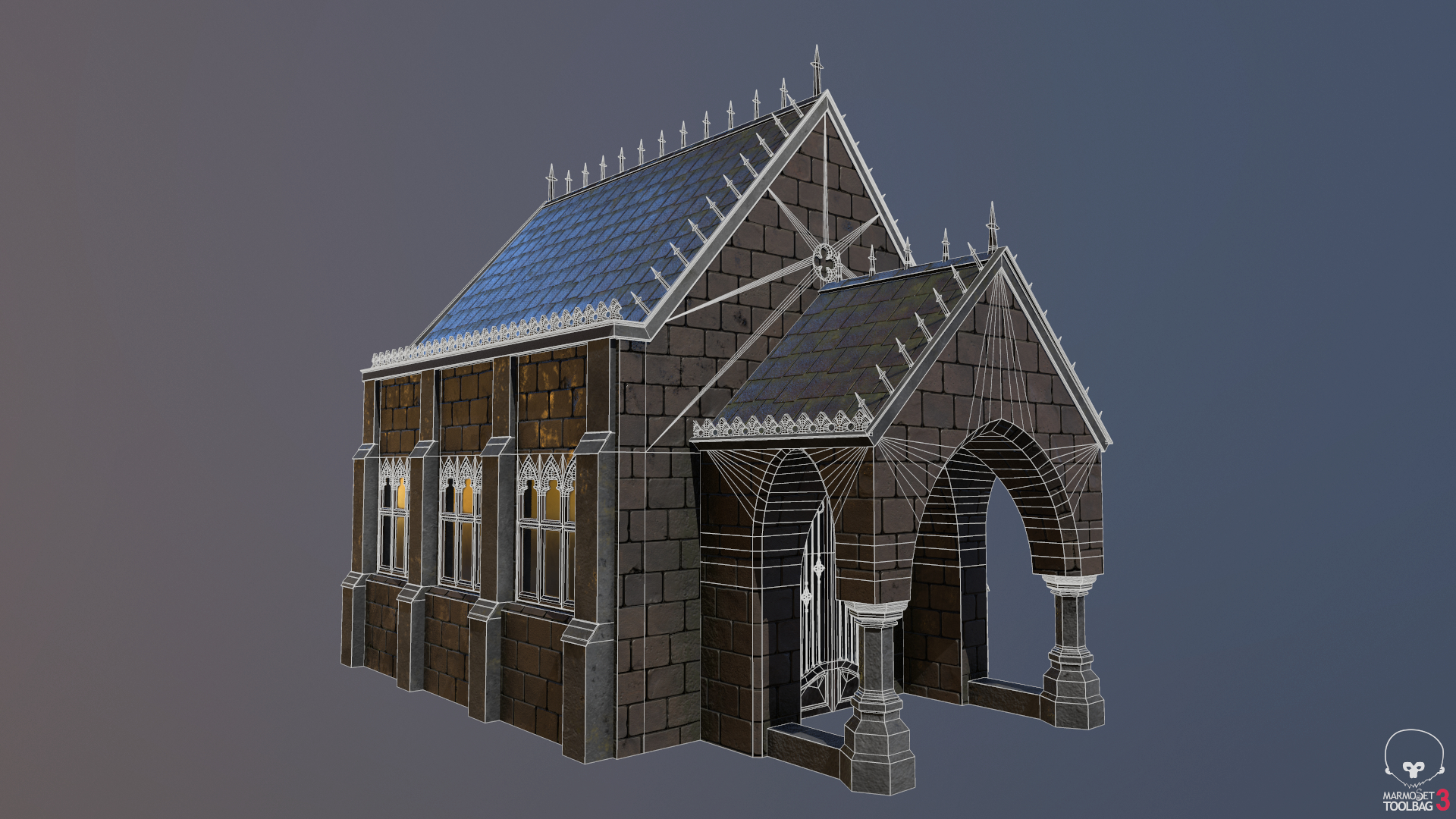 Bloodborne chapel buildings 3D model - TurboSquid 1396206