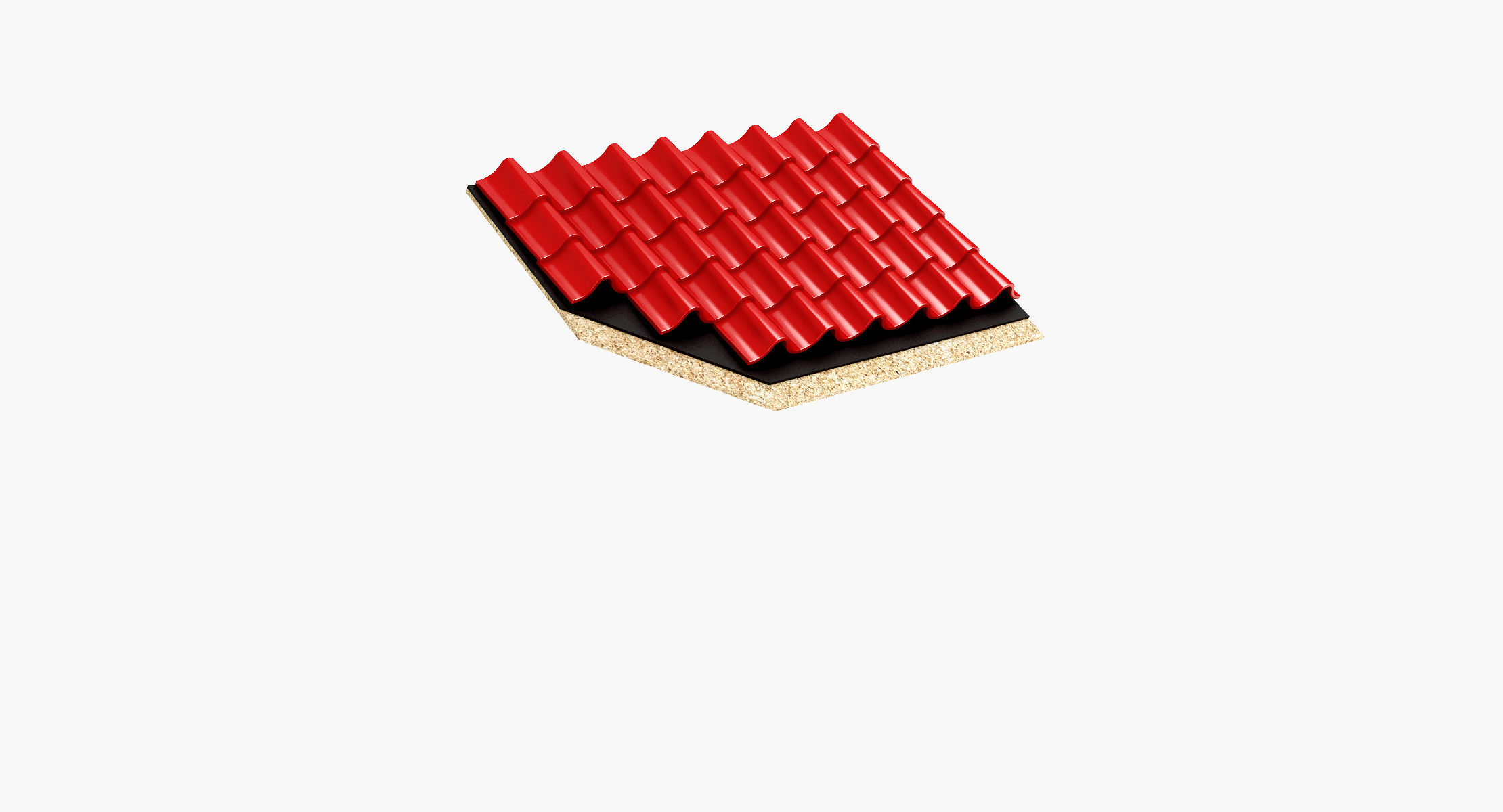 3D cut section roof - TurboSquid 1396938