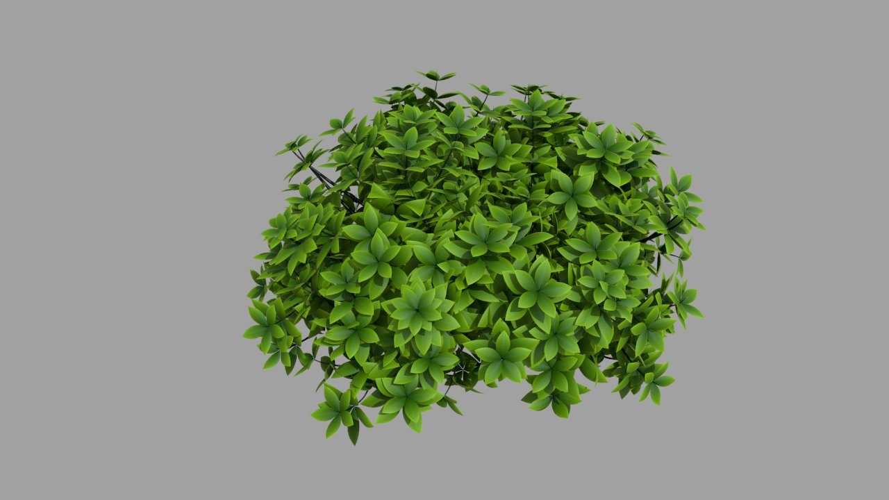 3D plant bush model - TurboSquid 1396800