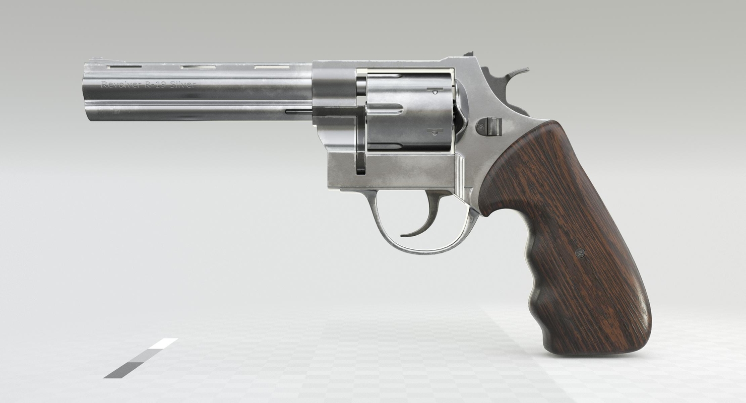 3D revolver gun - TurboSquid 1396951