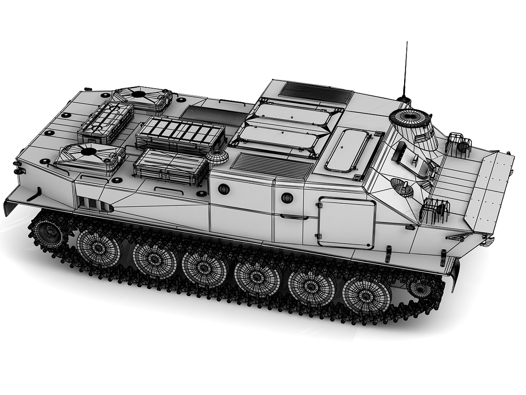 3D soviet btr-50 - TurboSquid 1396959