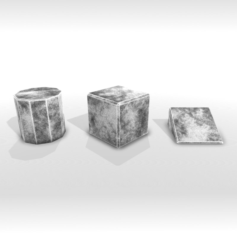 Free stone blocks 3D model - TurboSquid 1395697