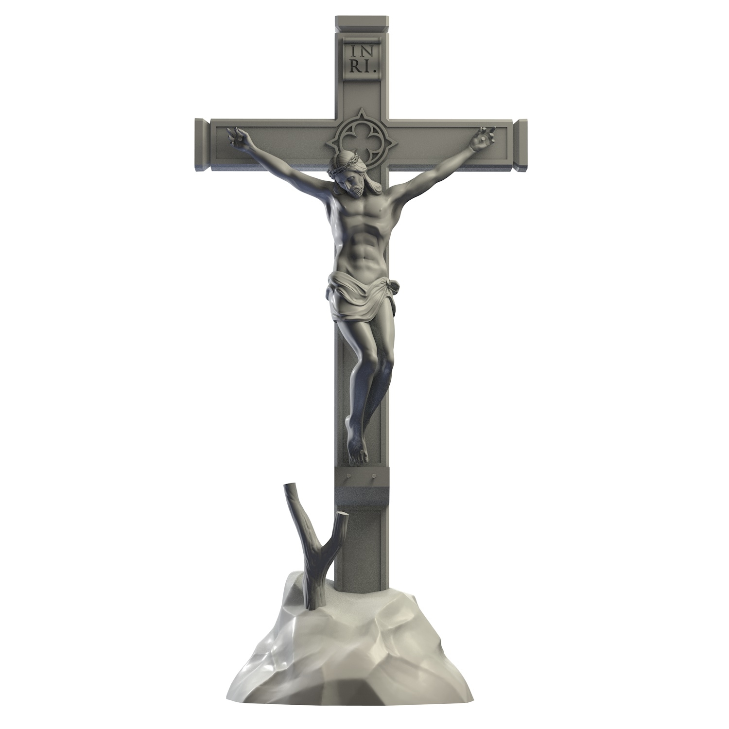 Statue jesus christ cross 3D model - TurboSquid 1396871
