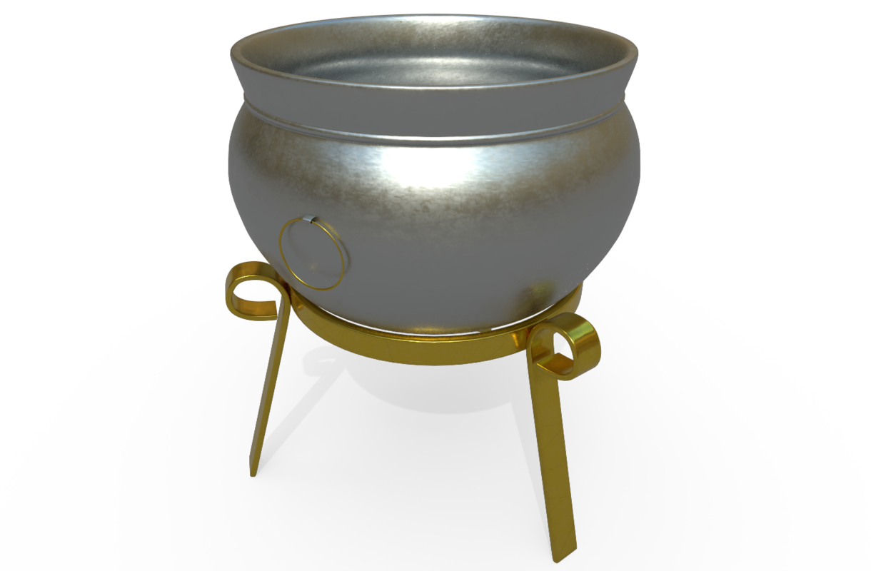 Table cauldron 3D model - TurboSquid 1397075