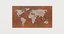 Worldmap copper 3D model - TurboSquid 1397344