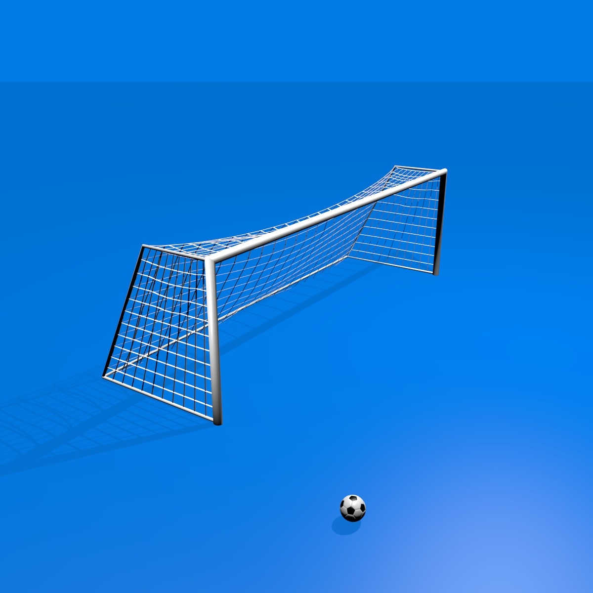 Soccer goal ball 3D model - TurboSquid 1397550