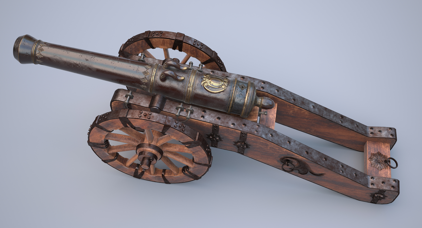 3D royal cannon - TurboSquid 1397570