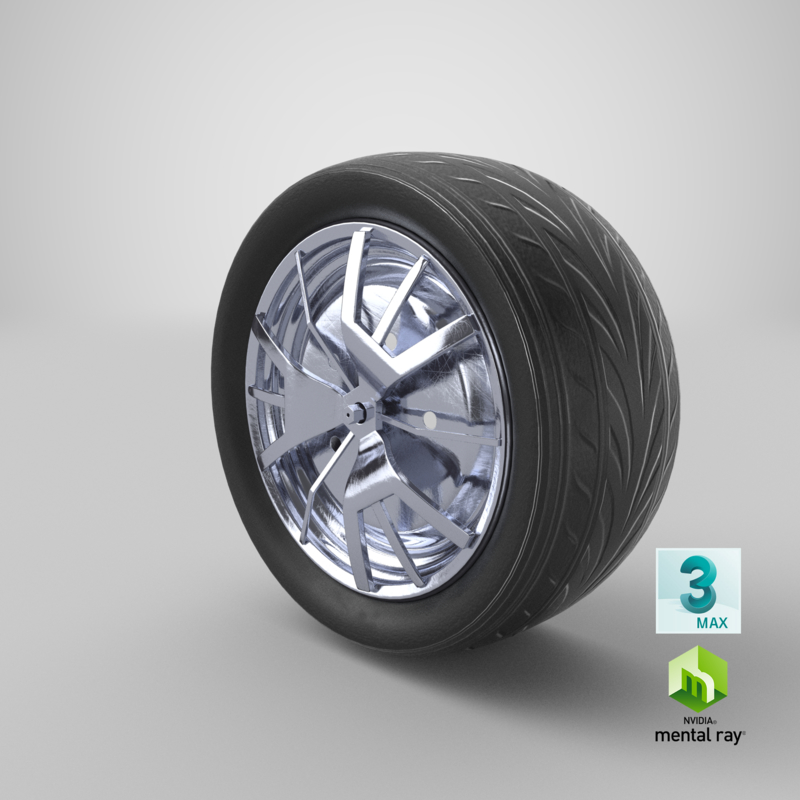 Real car wheel 3D model - TurboSquid 1397572