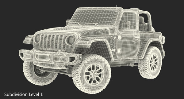 Jeep wrangler jk rubicon 3D model - TurboSquid 1397700
