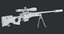 3D rifle sniper l115a3 - TurboSquid 1397828
