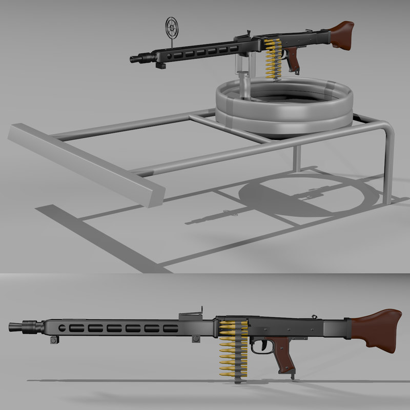 Mg 42 machine gun 3D - TurboSquid 1397883
