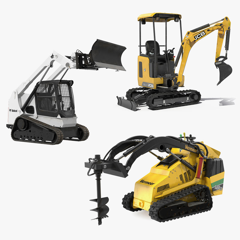 3D mini construction vehicles rigged - TurboSquid 1397905