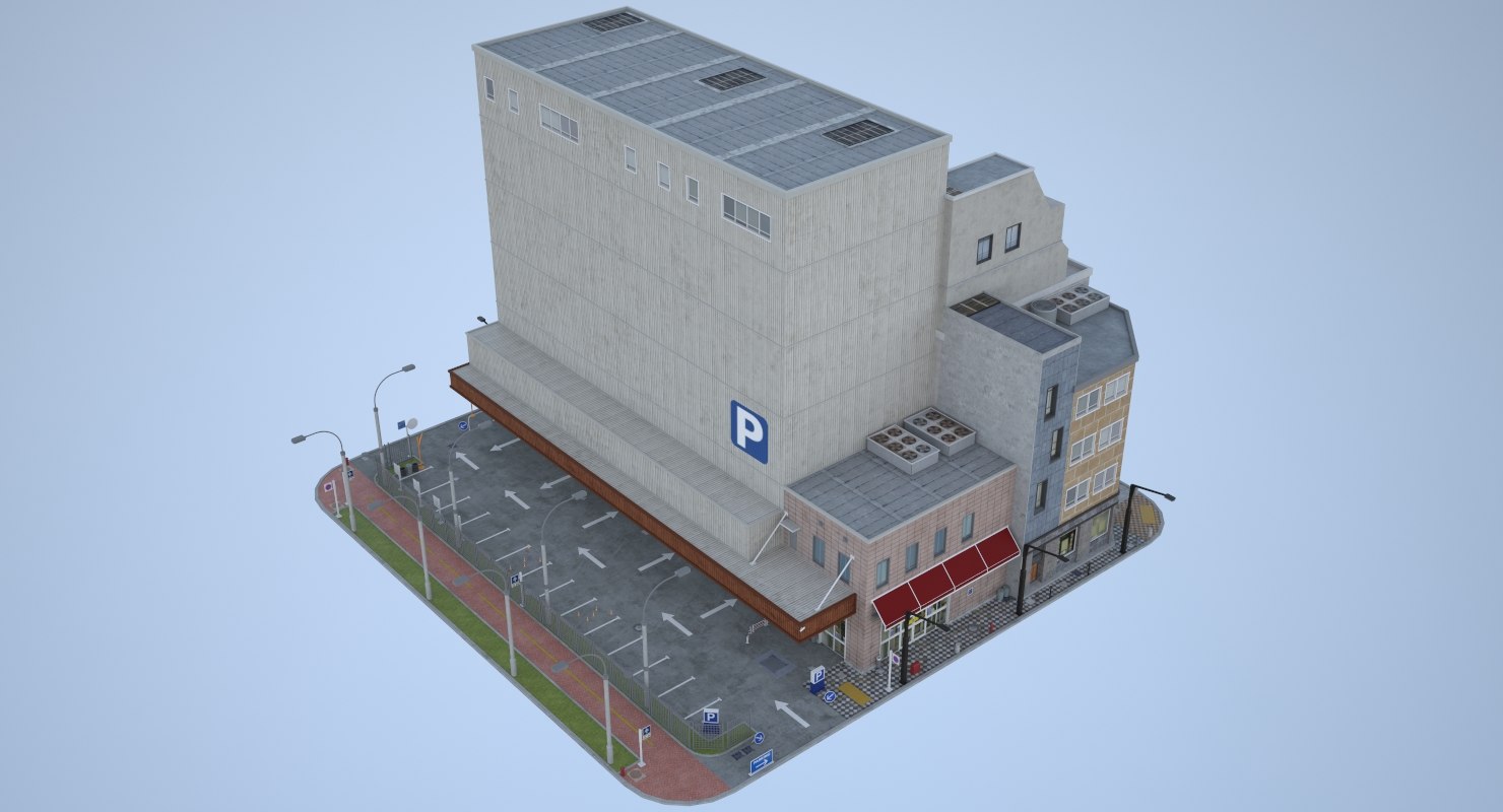 3D city block model - TurboSquid 1397943