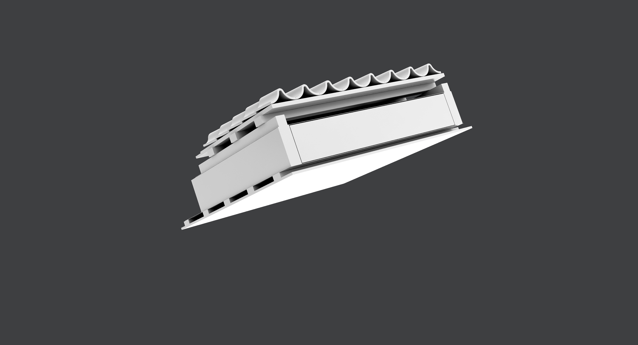 3D cut section roof - TurboSquid 1396938
