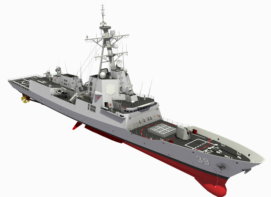 3D australian destroyer hobart - TurboSquid 1397990