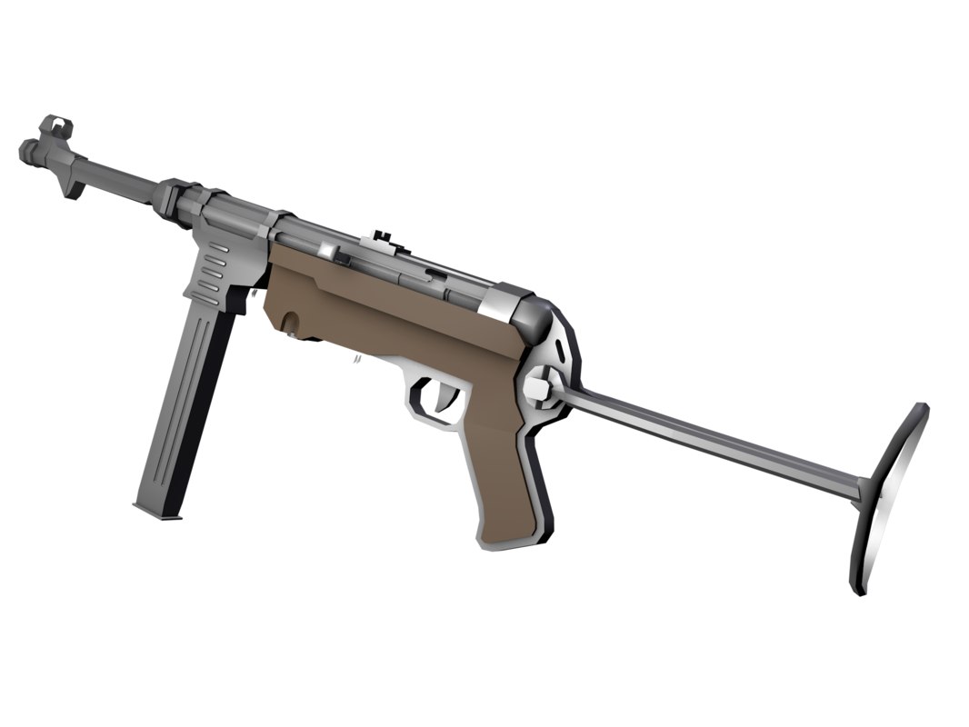modèle 3D de MP40 (Low poly) - TurboSquid 1398109