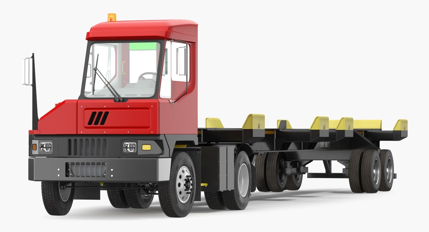 Free 3D terminal tractor semi trailer - TurboSquid 1398442