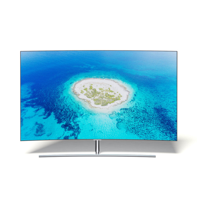 Modelo 3D de TV OLED curvada Modelo 3D - TurboSquid 1398264