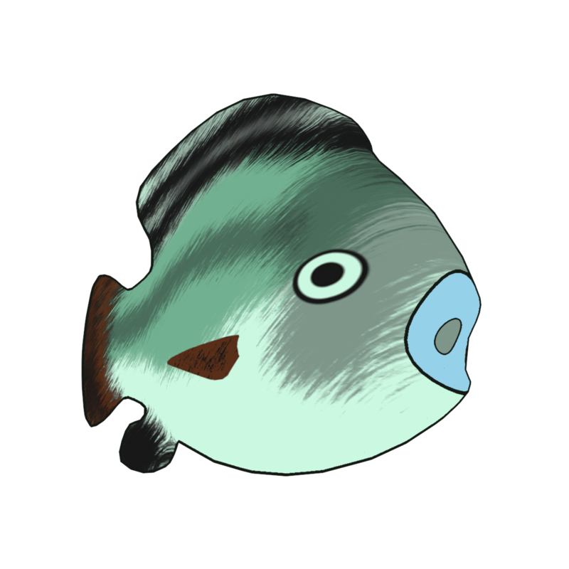 Cartoon fish tilapia swim 3D model - TurboSquid 1398324