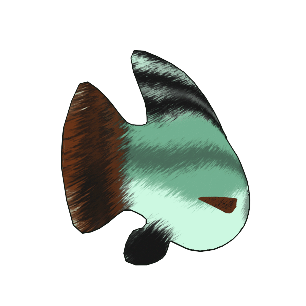 Cartoon fish tilapia swim 3D model - TurboSquid 1398324