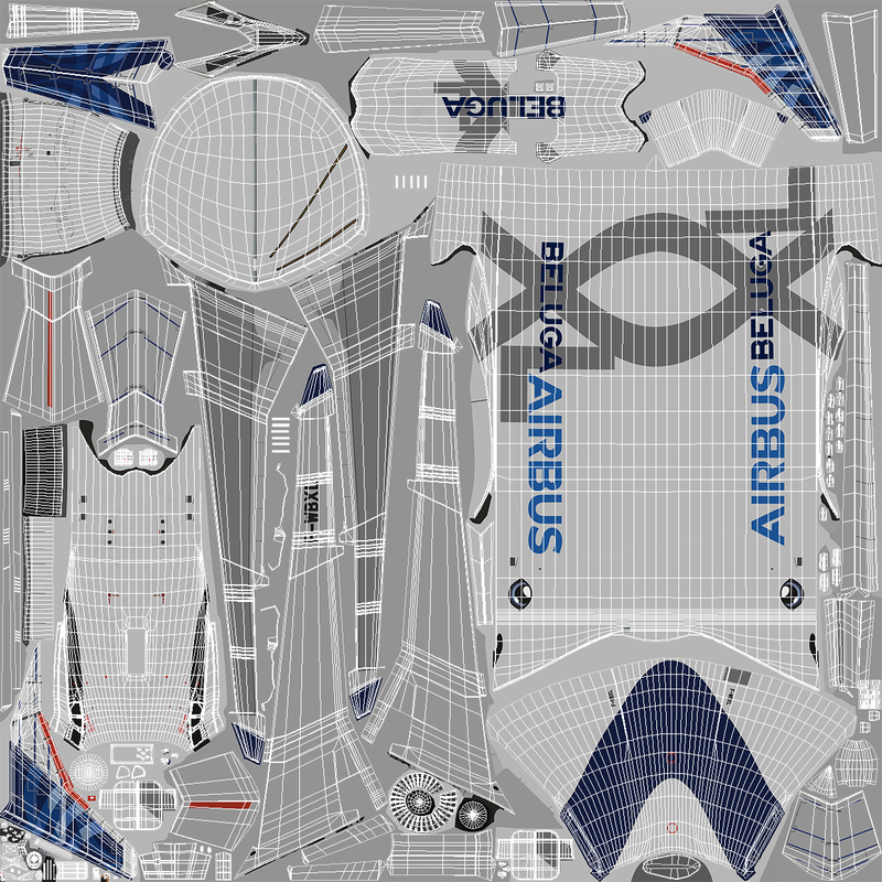 3D airbus beluga xl large - TurboSquid 1398390