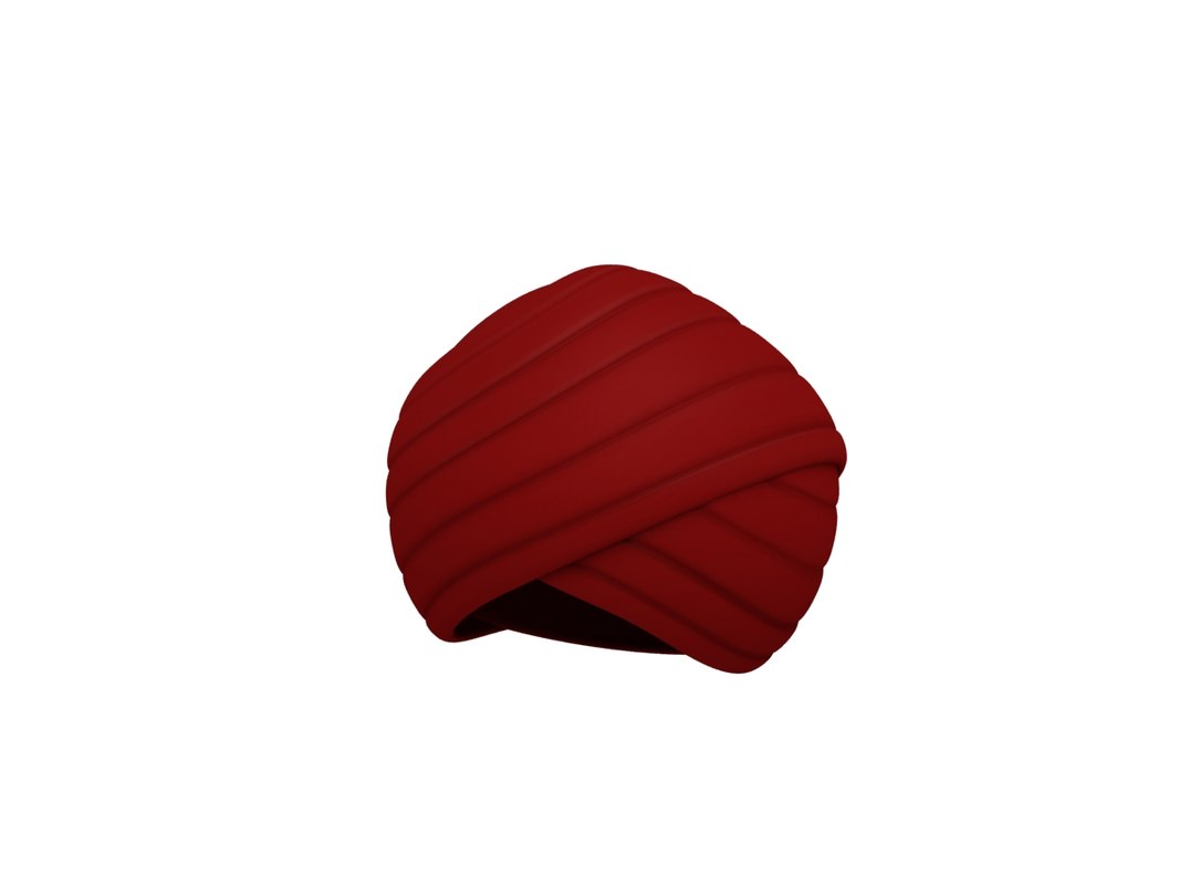3D turban cartoon - TurboSquid 1398489