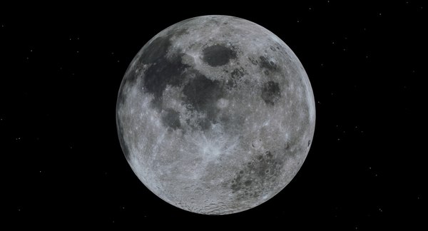 3d moon model