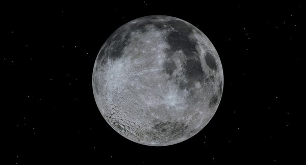 3d moon model