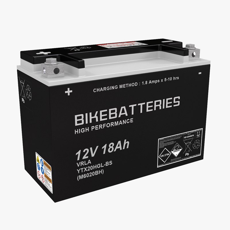 Motorcycle battery 3D - TurboSquid 1398581
