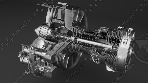 cfm56-7b完整型号3D模型 - TurboSquid 1041221