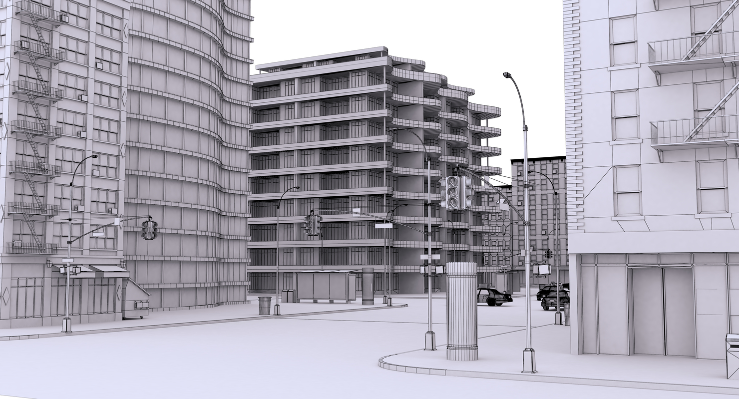 3D model city clay - TurboSquid 1398677