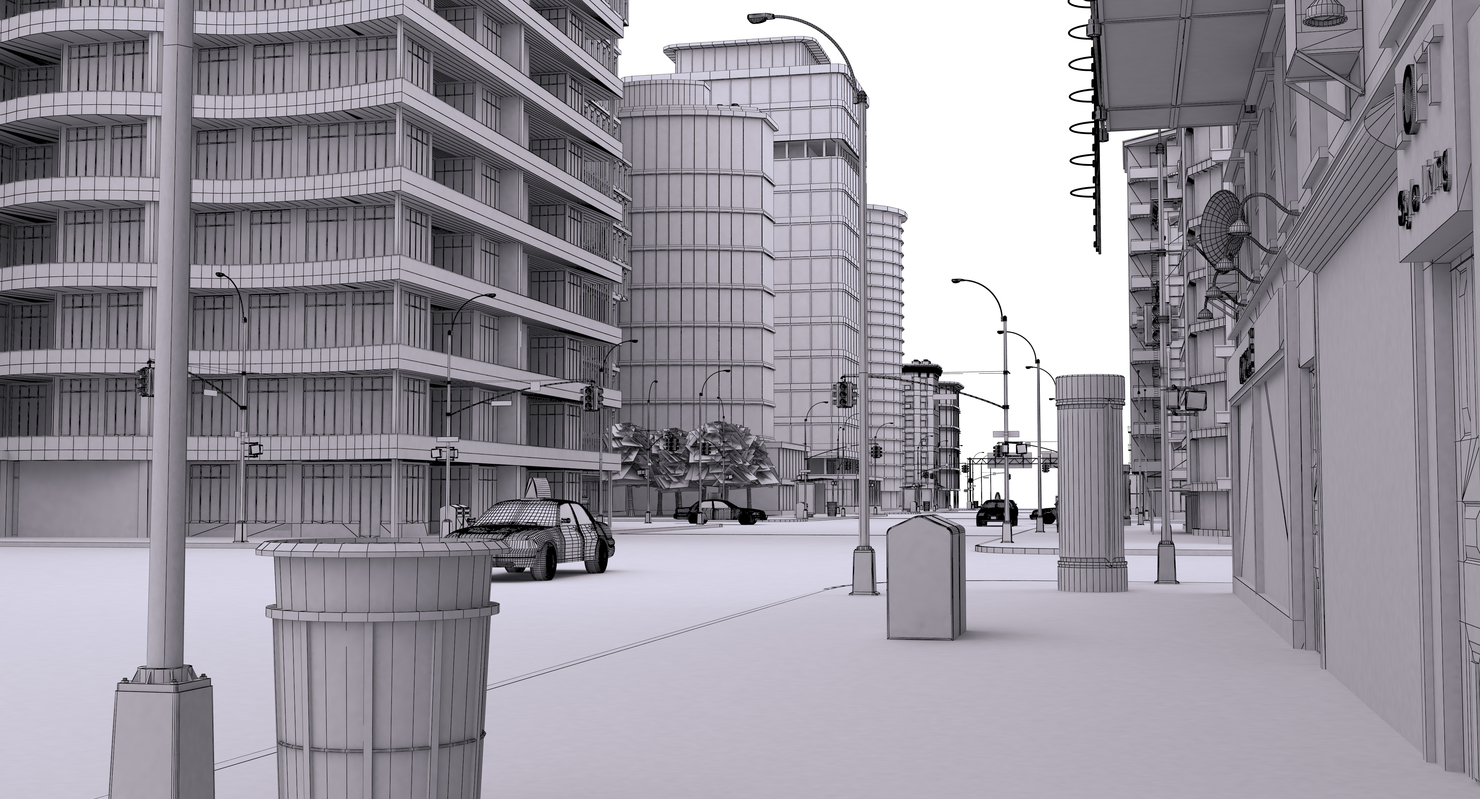 3D model city clay - TurboSquid 1398677