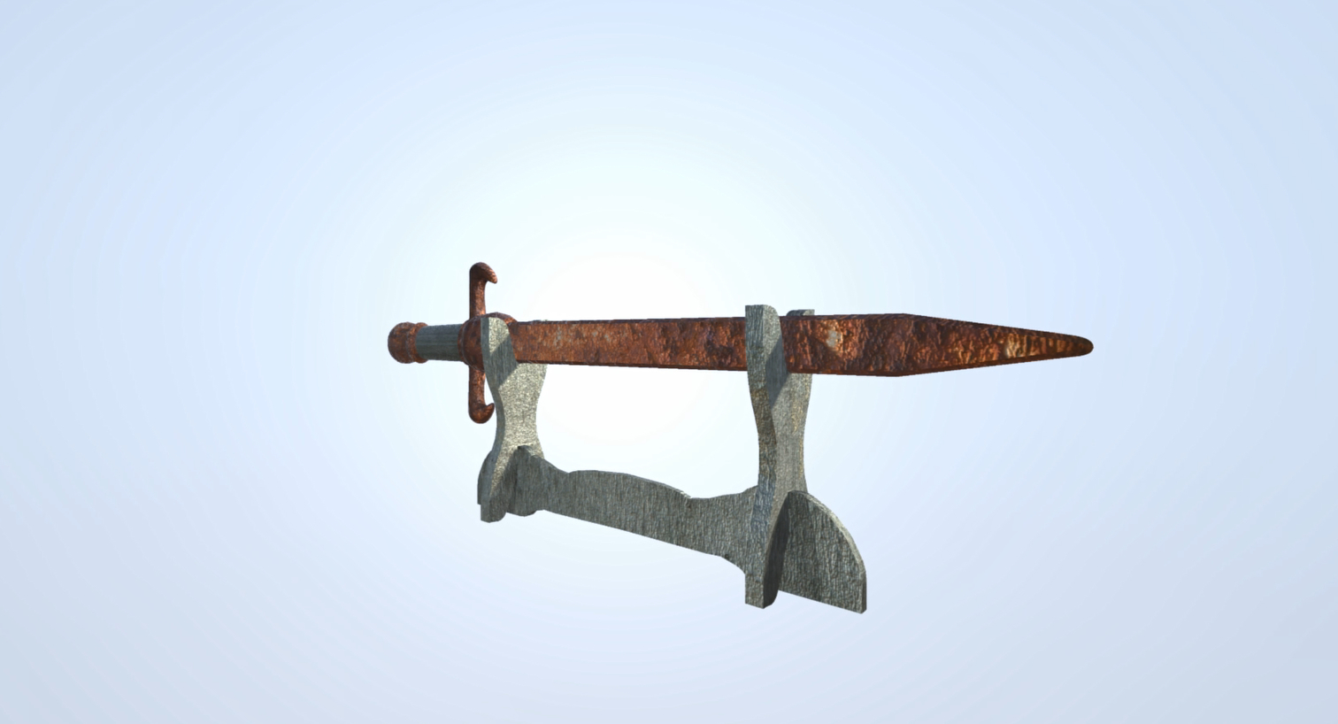 3D rusty sword model - TurboSquid 1398704
