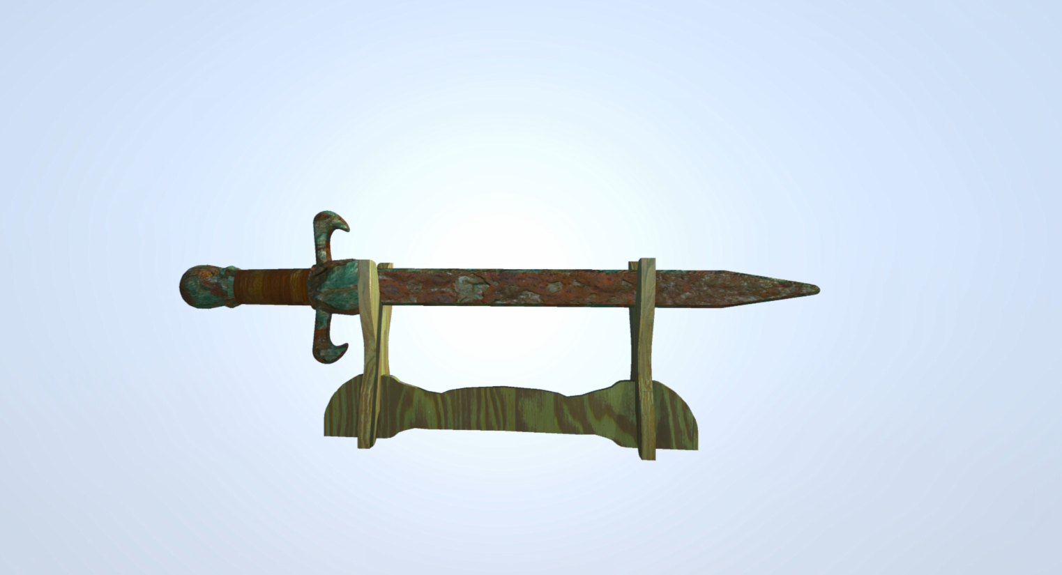 3D rusty sword model - TurboSquid 1398704
