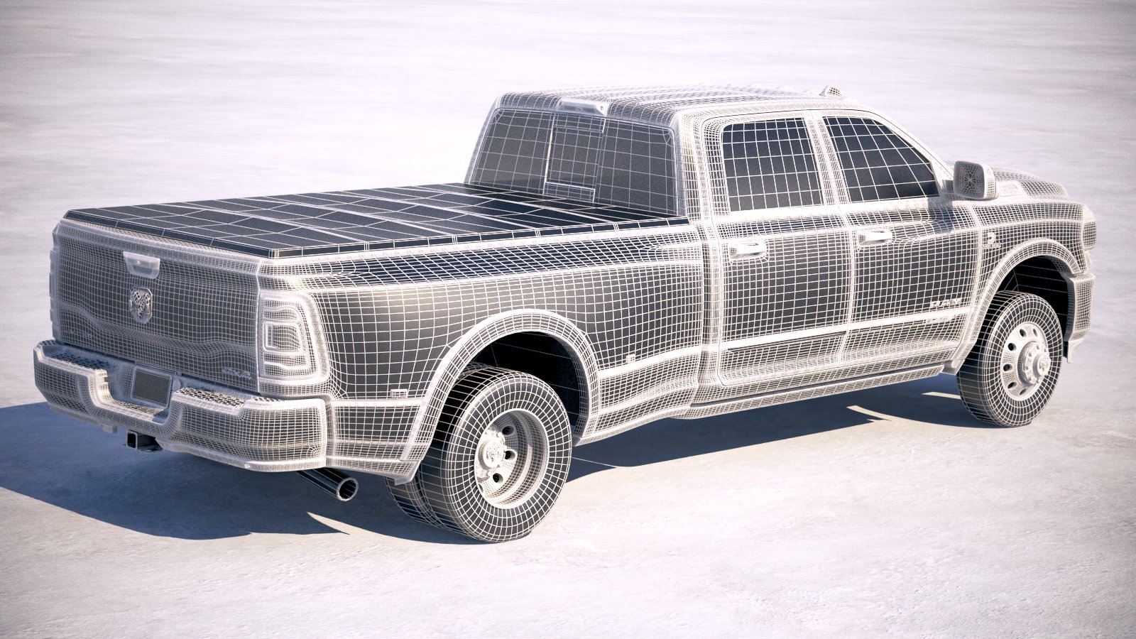 Dodge ram 3500 3D model - TurboSquid 1398780